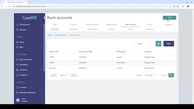 Setting Up Company Direct Debit Carehq A Crm Application For Uk